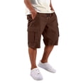 Cargo Shorts for Men Below Knee Length Hiking Pant Relaxed Fit Work ...