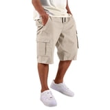 Cargo Shorts for Men Below Knee Length Hiking Pant Relaxed Fit Work ...