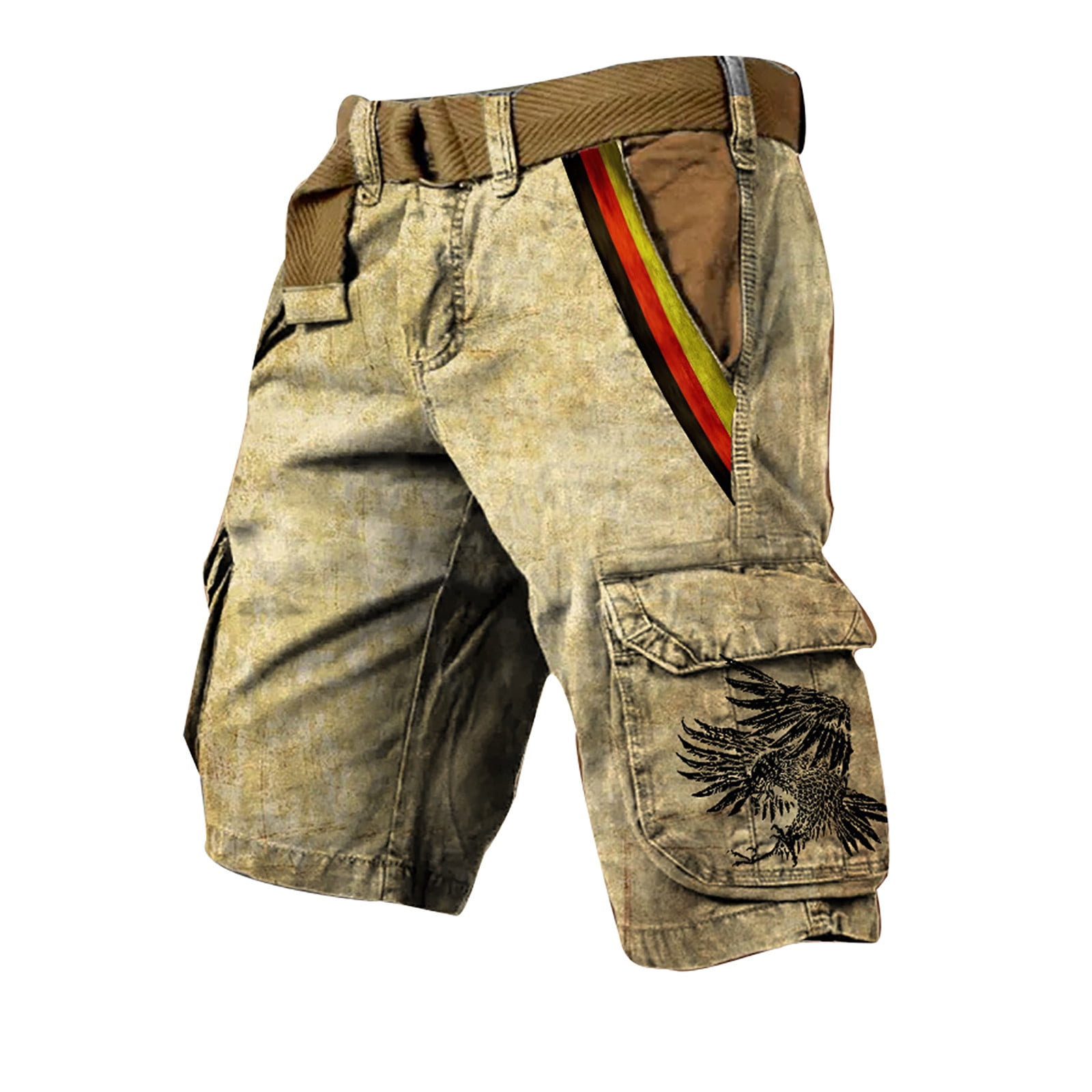 Cargo Shorts for Men Casual Relaxed Fit Mens Running Shorts Travel ...