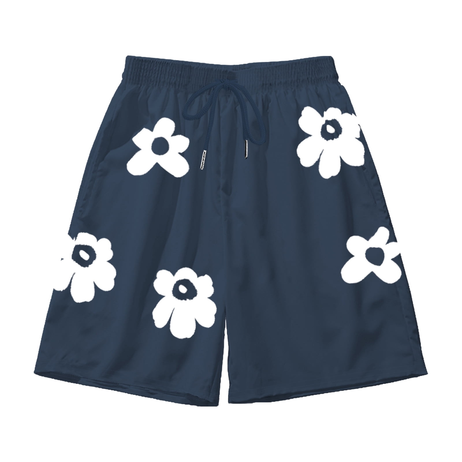 Cargo Shorts for Men Floral Print Active Casual Shorts Summer Sports ...