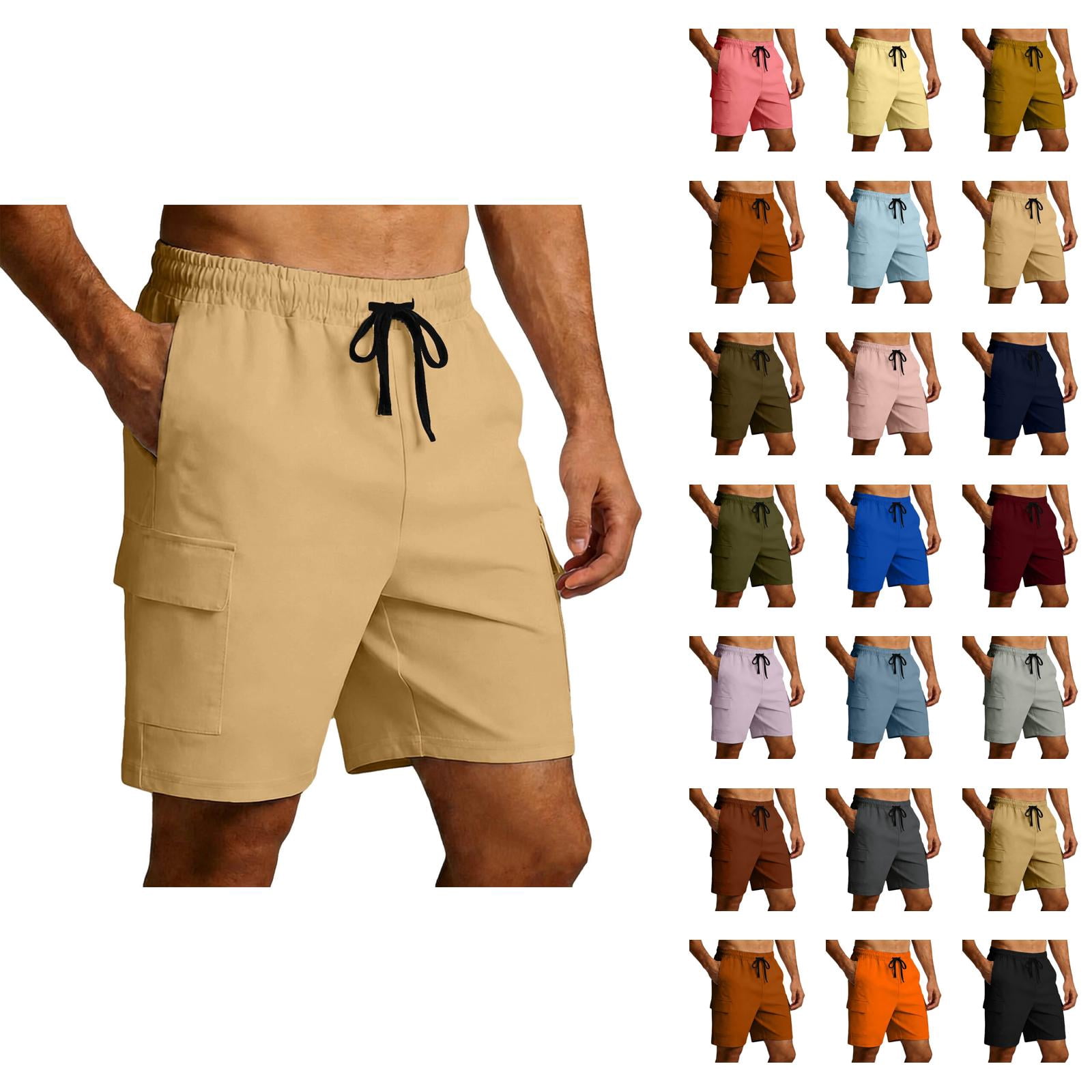 Cargo Shorts for Men Relaxed Fit Mens Cargo Shorts with Pockets ...