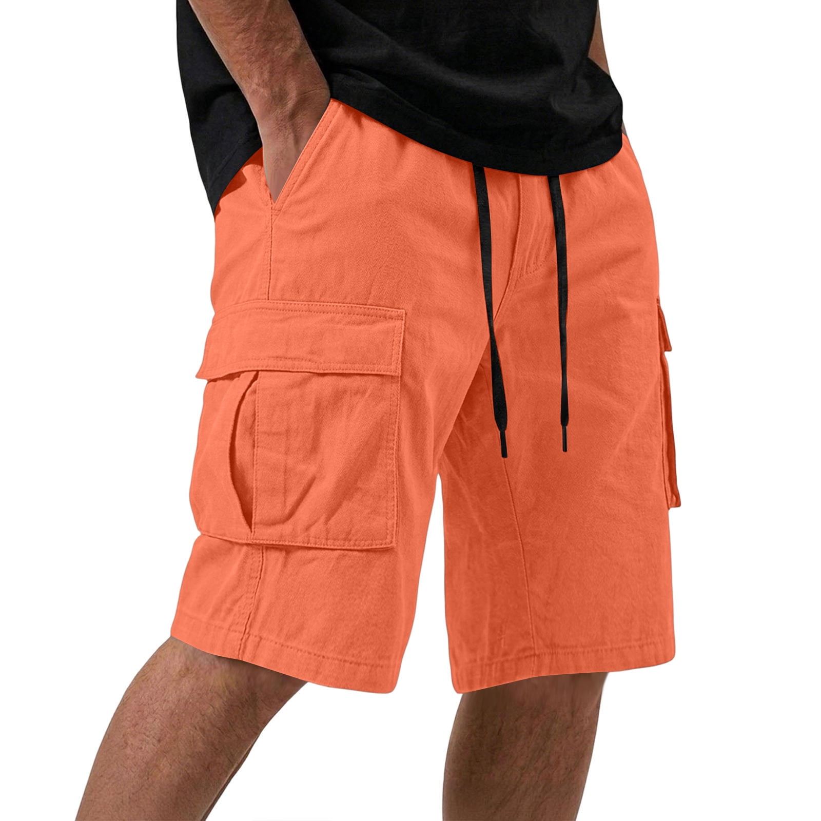 Cargo Shorts for Men Relaxed Fit Wide Leg Classic Work Shorts Outdoor ...