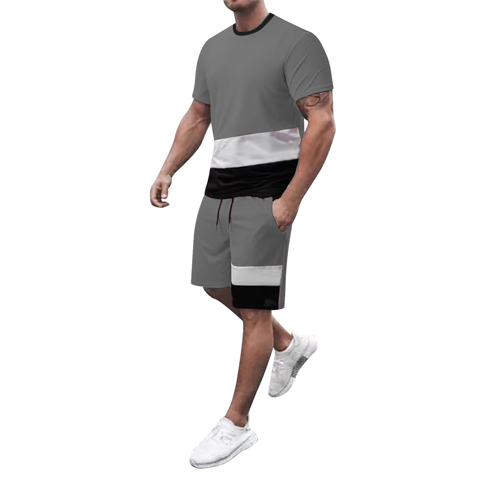Cargo Sweatpants for Men Relaxed Fit Skinny Straight Leg Vent Stretch ...