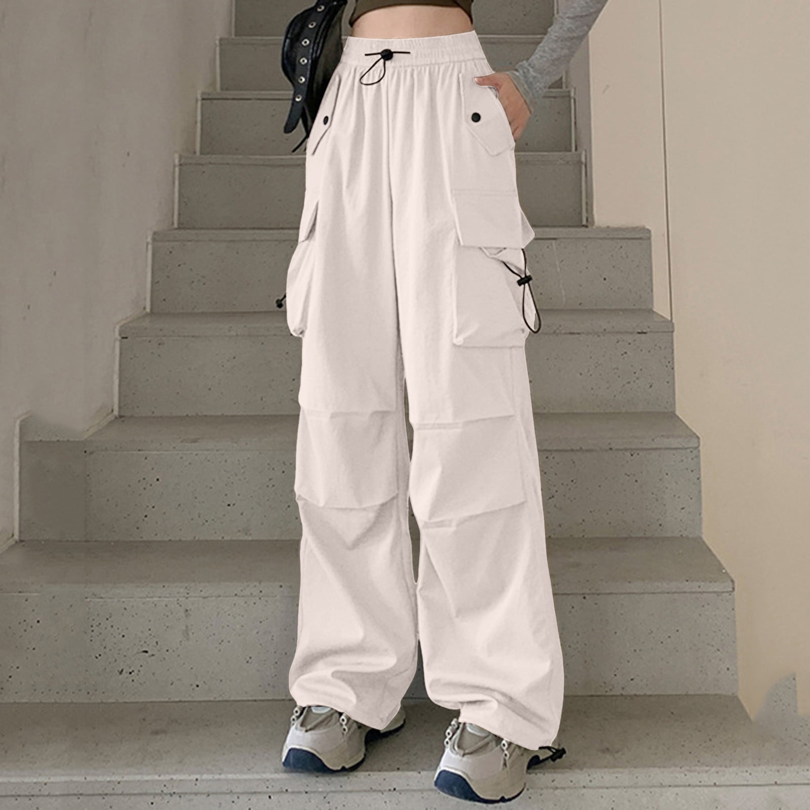 Cargo Sweatpants for Women,Cargo Pants Baggy Y2K Clothing Multi Pockets ...