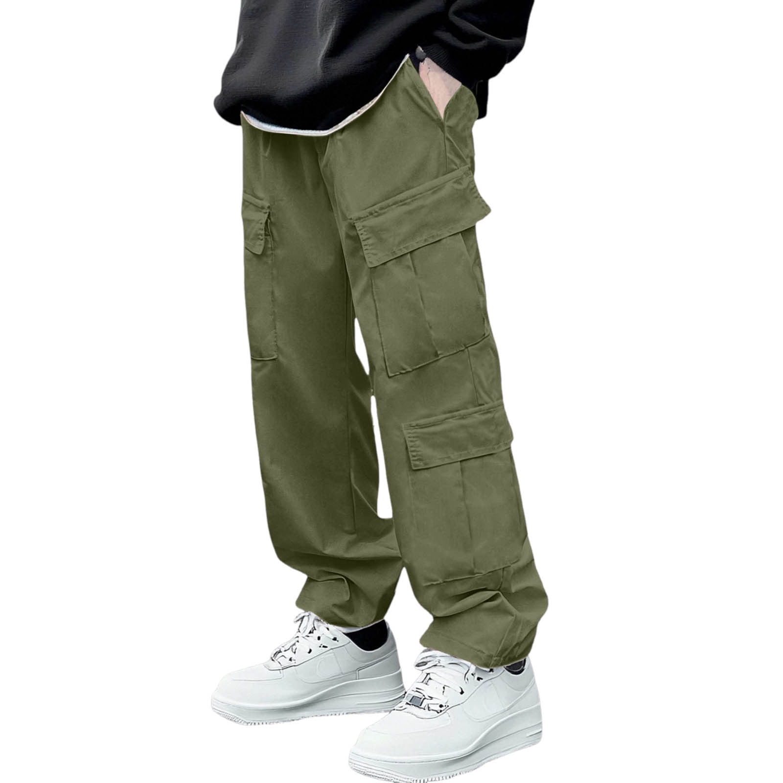 Cargo Sweatpants for Men Breathable Outdoor Jogging Pants Vintage ...