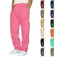 Cargo Sweatpants for Men Heavyweight Bottom Straight Leg Sweatpant ...