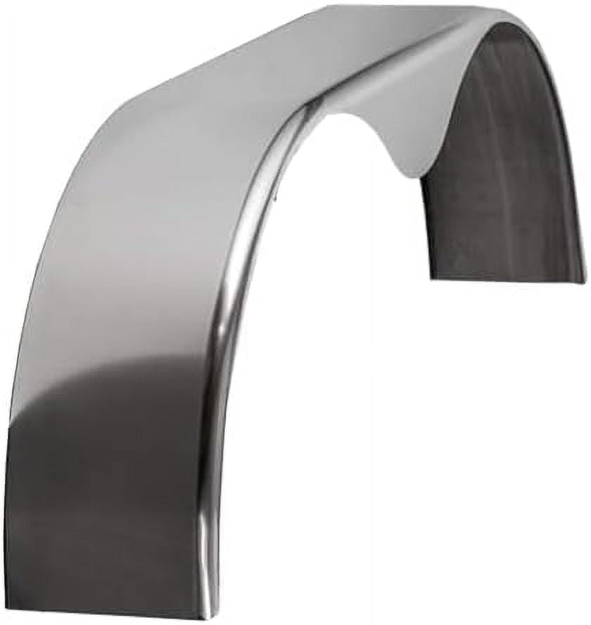 Cargo Trailer Aluminum Smooth Tandem Teardrop Fender 10 ¾"" x 72"" x 20 ...