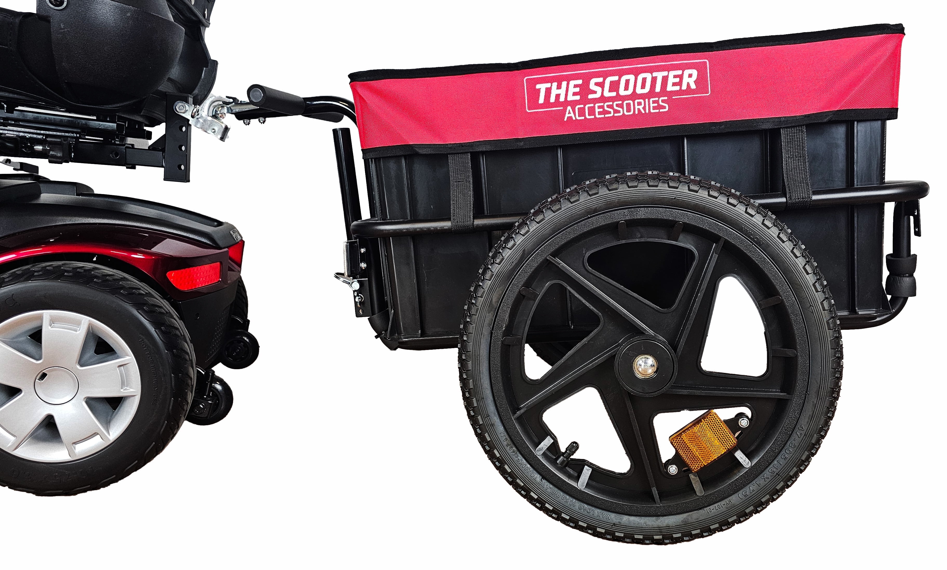 Cargo Trailer for Electric Mobility Scooter. Sturdy with Heavy Duty ...
