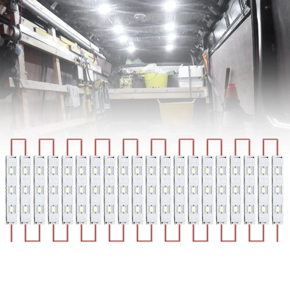 Cargo Van/RV/Camper Ceiling Lights Interior LED Roof Dome Stick 12V-24V ...