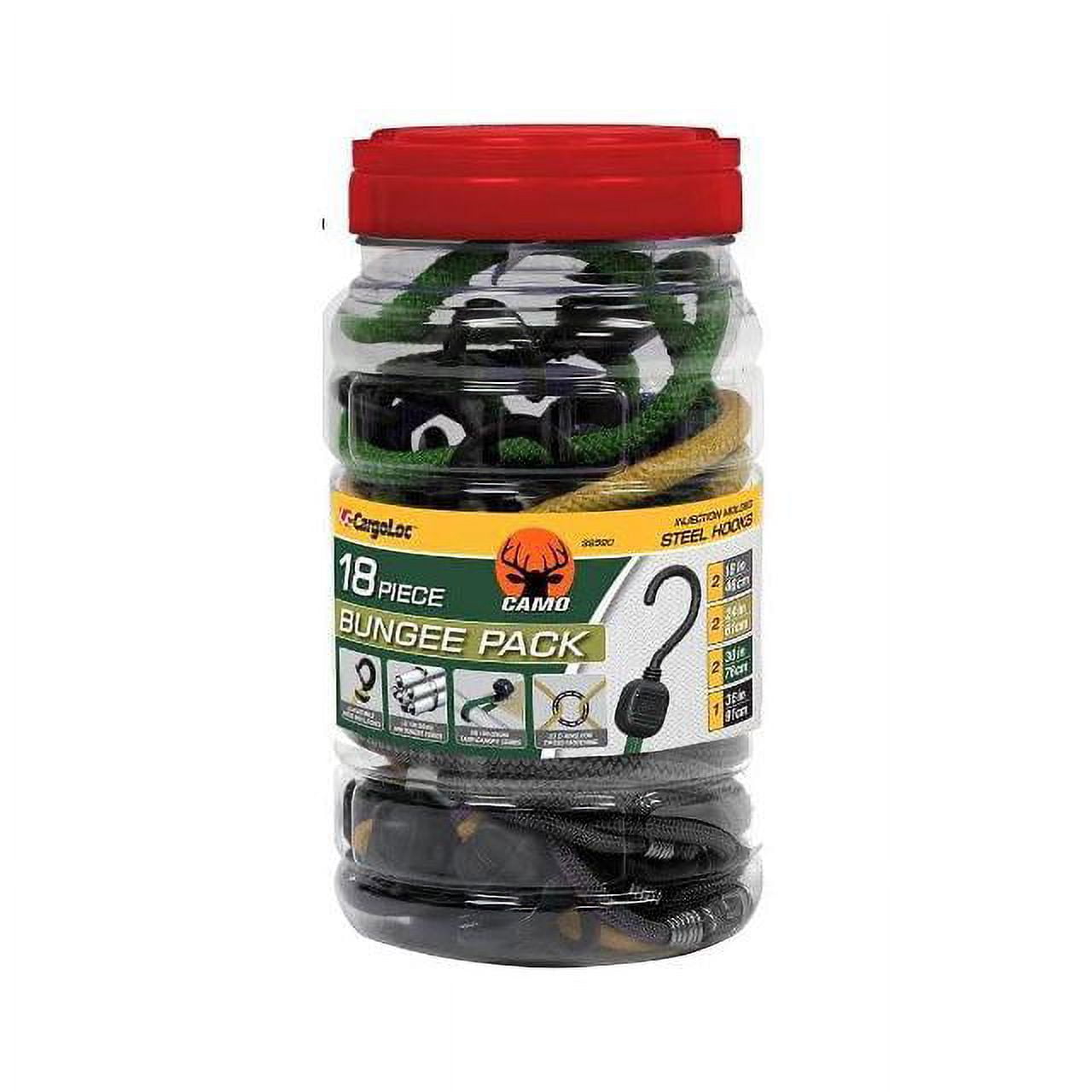 CargoLoc Injection Molded Bungee Cords 32590 18 Pc. Assort - Molded ...