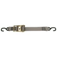 CargoBuckle Multipurpose Ratchet Strap Tie-Down w/S-Hooks - 2" x 15 ...