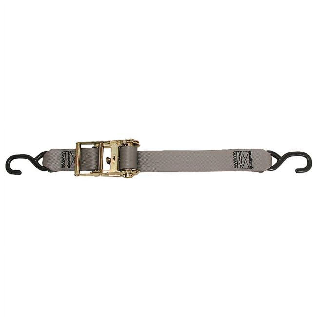 Cargobuckle Ratchet Strap with S-Hooks 2" x 15' 2500 lb #F13758 ...