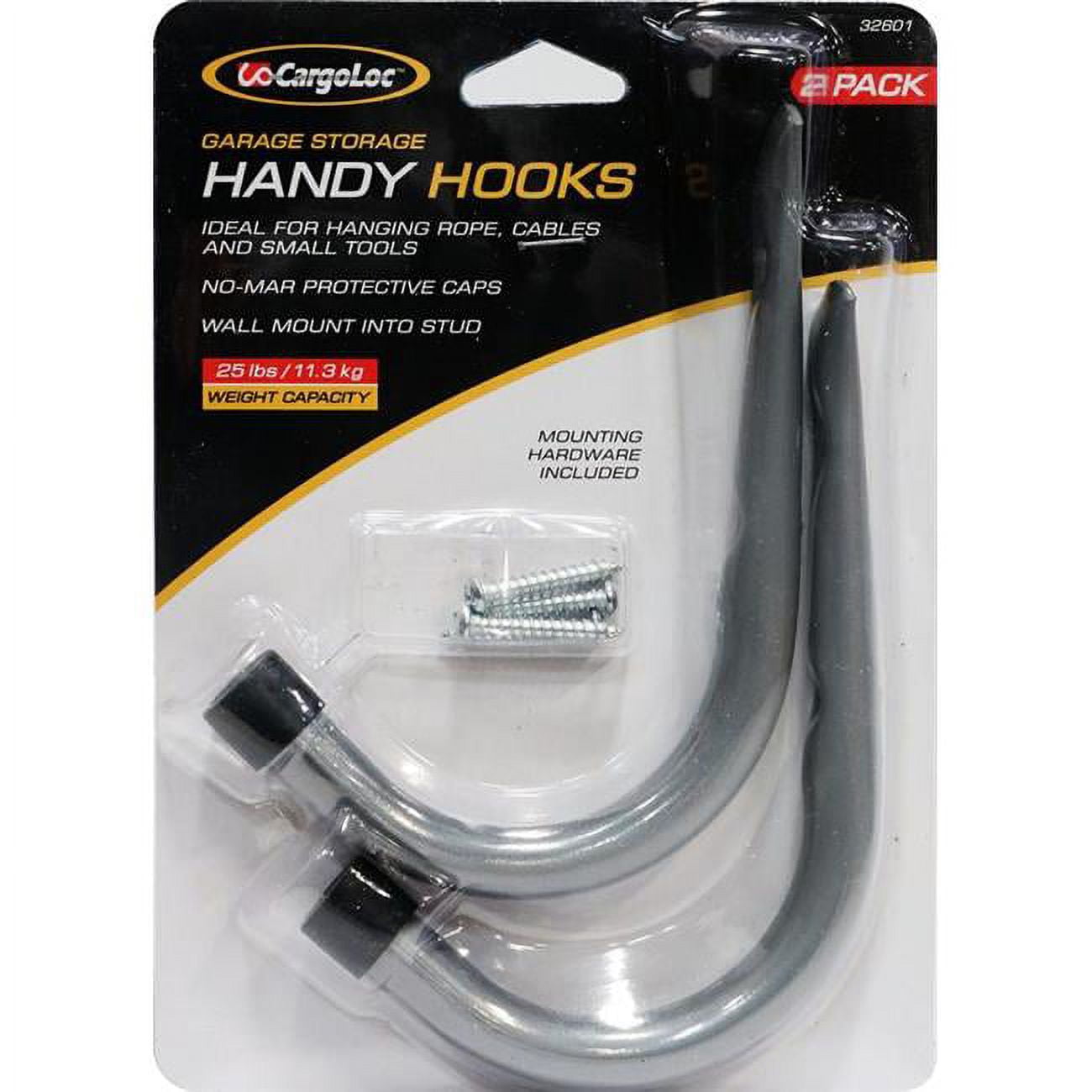 Cargoloc 32601 Handy Hooks - Pack of 2 - Walmart.com
