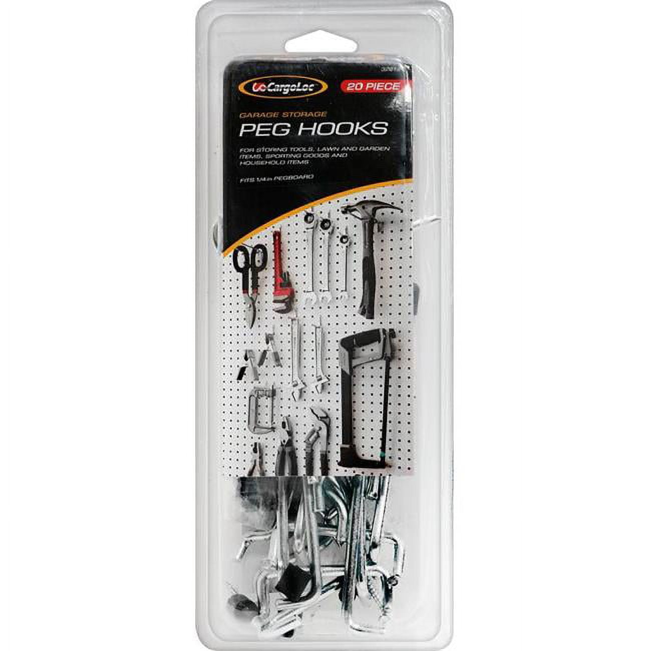 Cargoloc 32612 Assortment Peg Hook - 20 Piece - Walmart.com