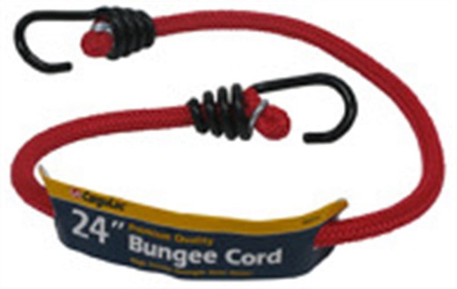 Cargoloc 62314 24 in. x 8 mm Pemium Bungee Cord, Red - Walmart.com
