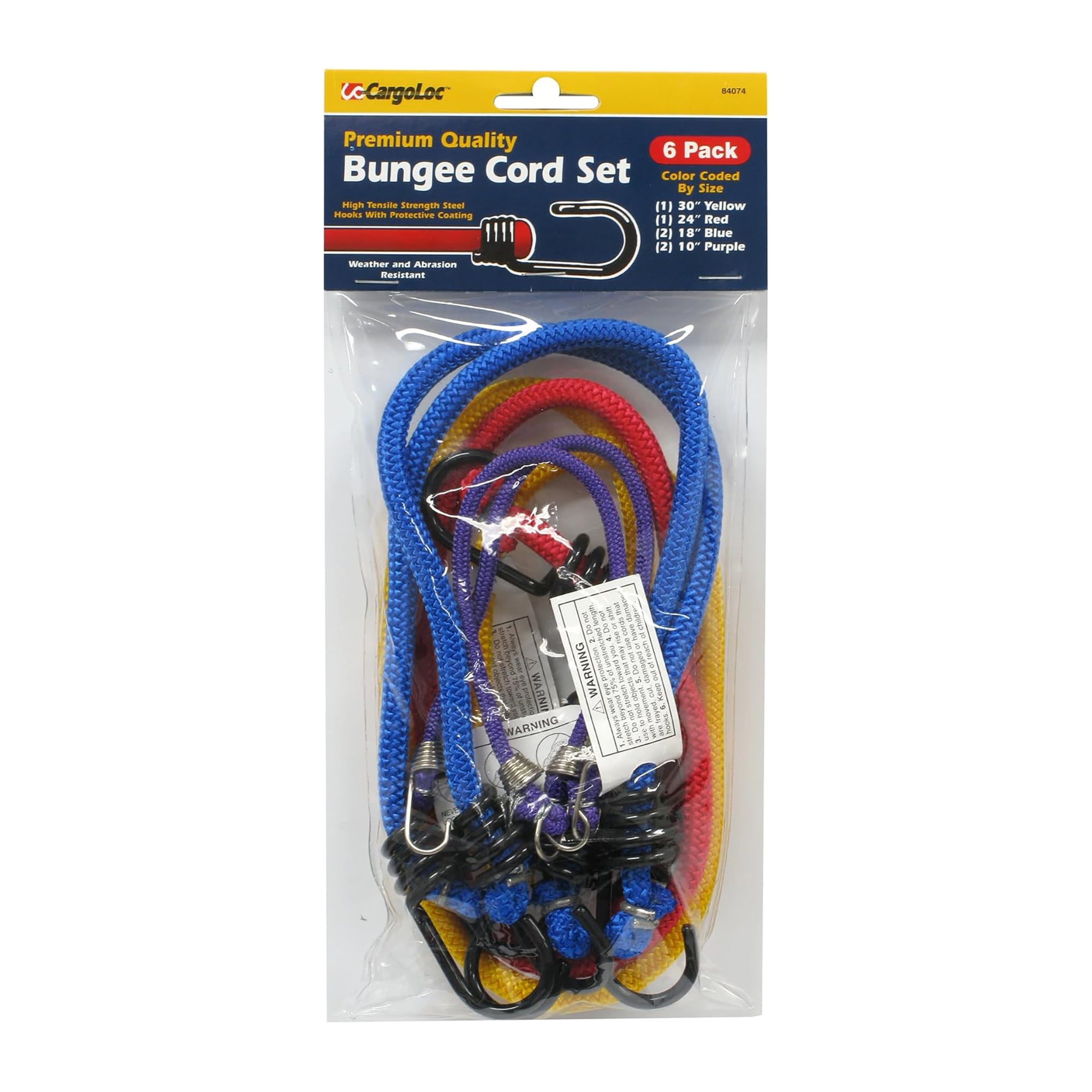 Cargoloc 6pc Bungee Cargo Loc 84074 - Walmart.com