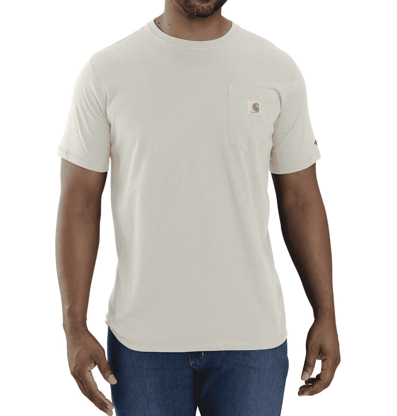 Carhartt Men's Force Pocket Short Sleeve T-Shirt - Malt - Small ...