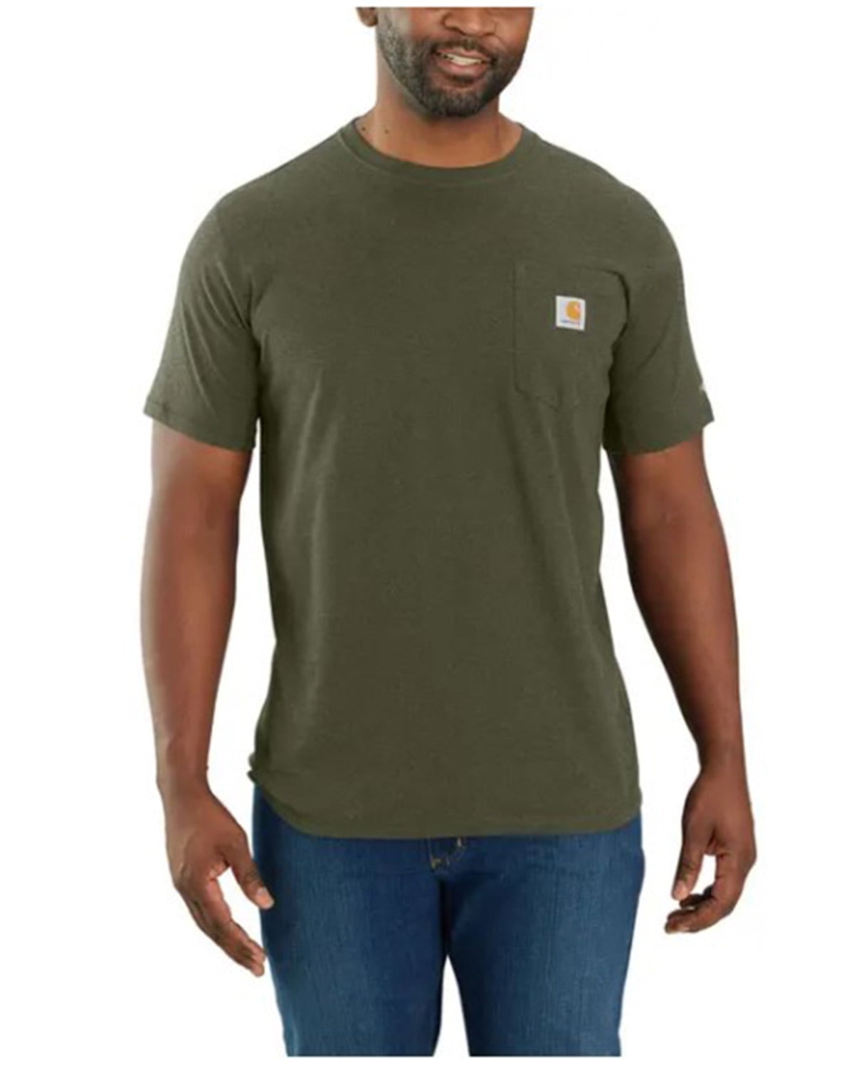 Carhartt Men's Force Relaxed Fit Midweight Short Sleeve Pocket T-Shirt ...