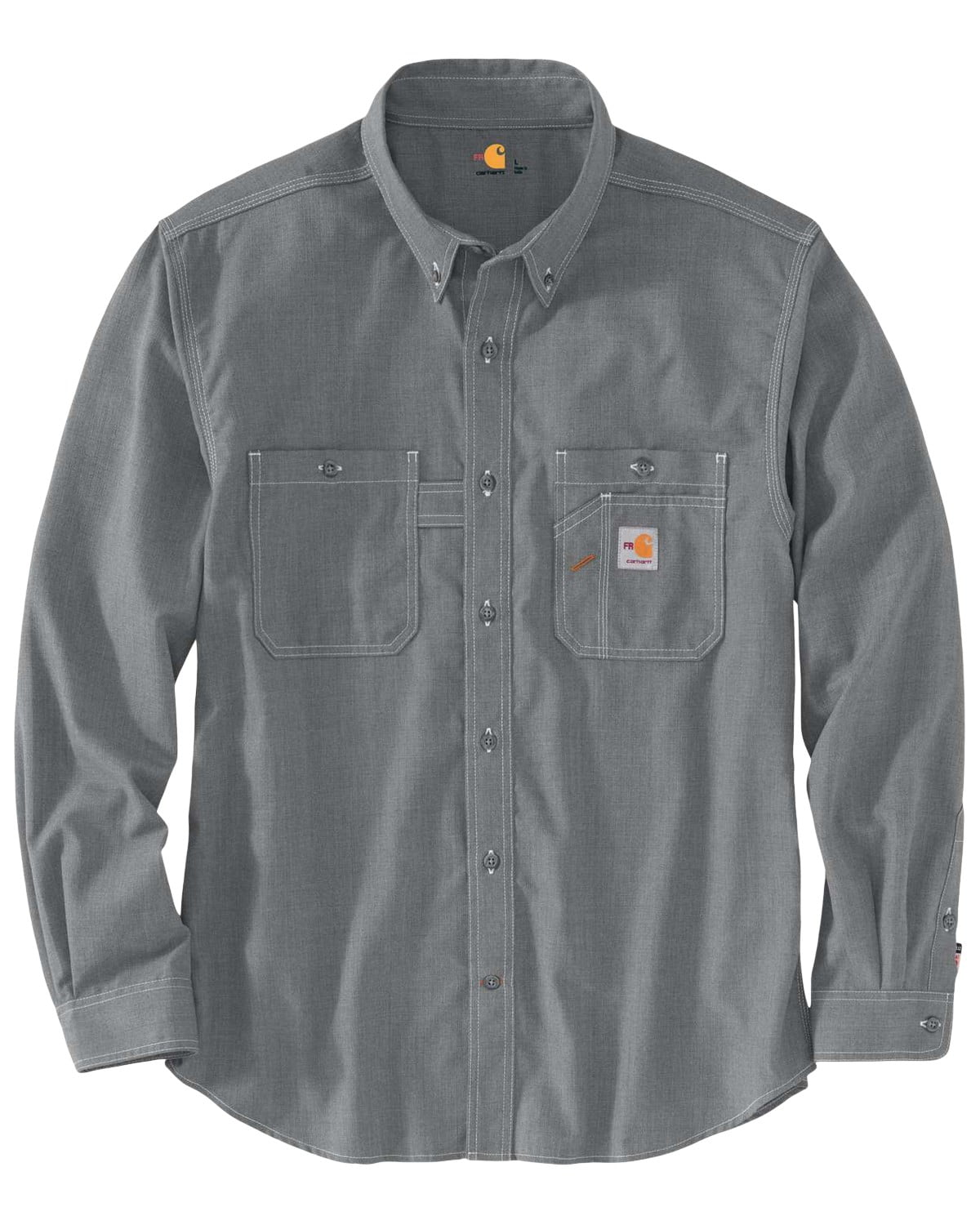 Carhartt Men's Fr Force Lightweight Performance Woven Long Sleeve Work ...