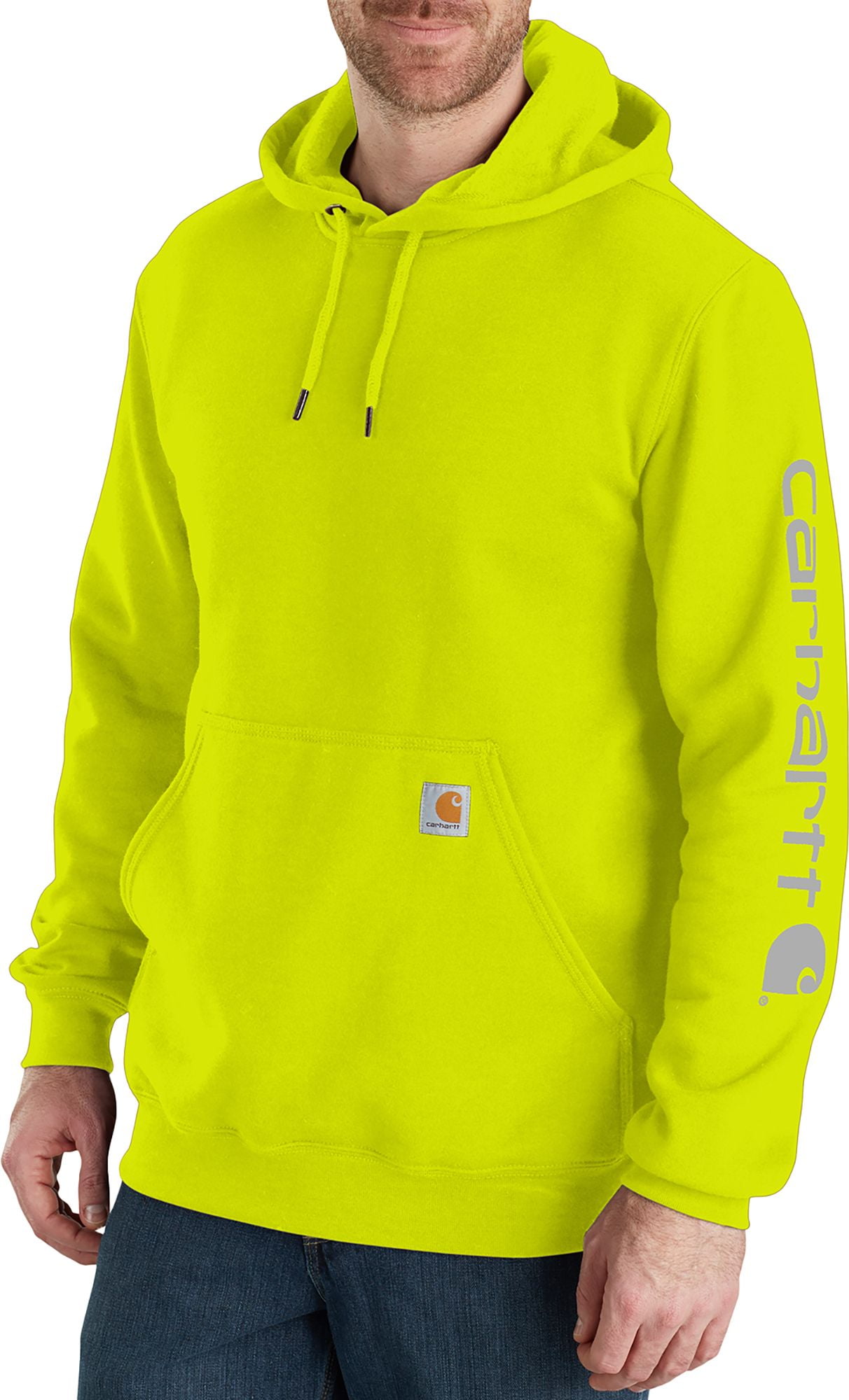 Carhartt Men's K288 Hoodie (Brite Lime, L) - Walmart.com