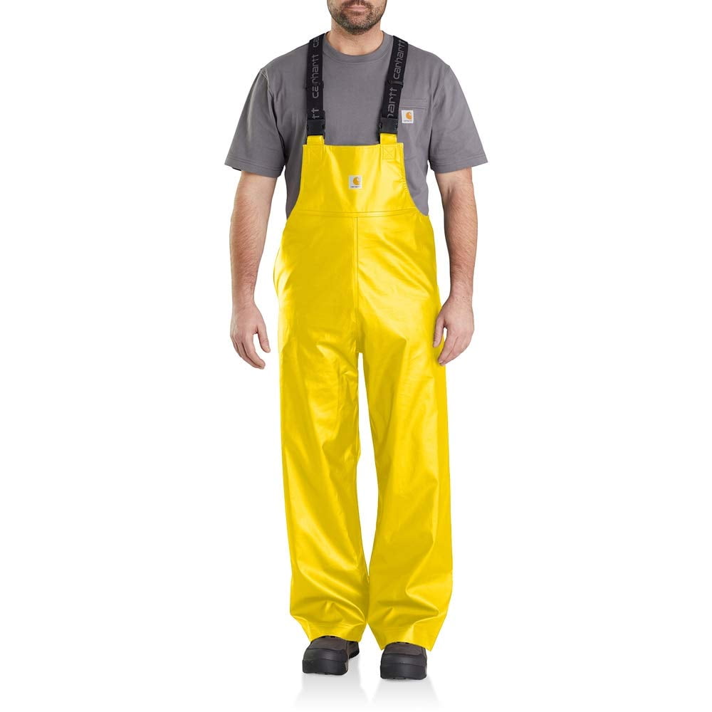 Carhartt Men's Lightweight Rain Storm Bib Overall - Walmart.com