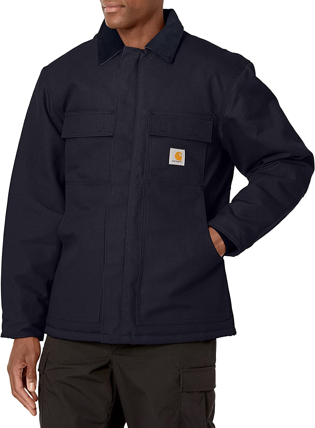Carhartt Men's Loose Fit Firm Duck Insulated Traditional Coat XX-Large ...