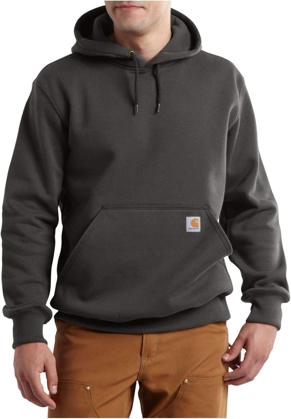 Carhartt Men's Midweight Hooded Sweatshirt Loose fit Large Peat ...