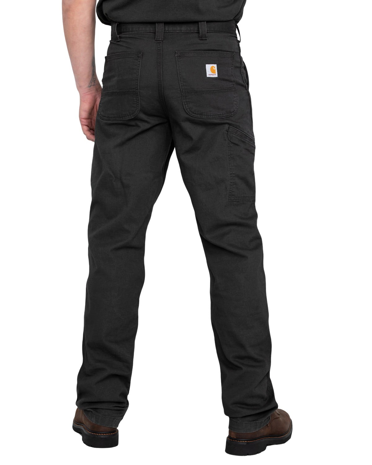 Carhartt Men's Peat Rugged Flex Rigby Dungaree Work Pants Loden 35W x ...