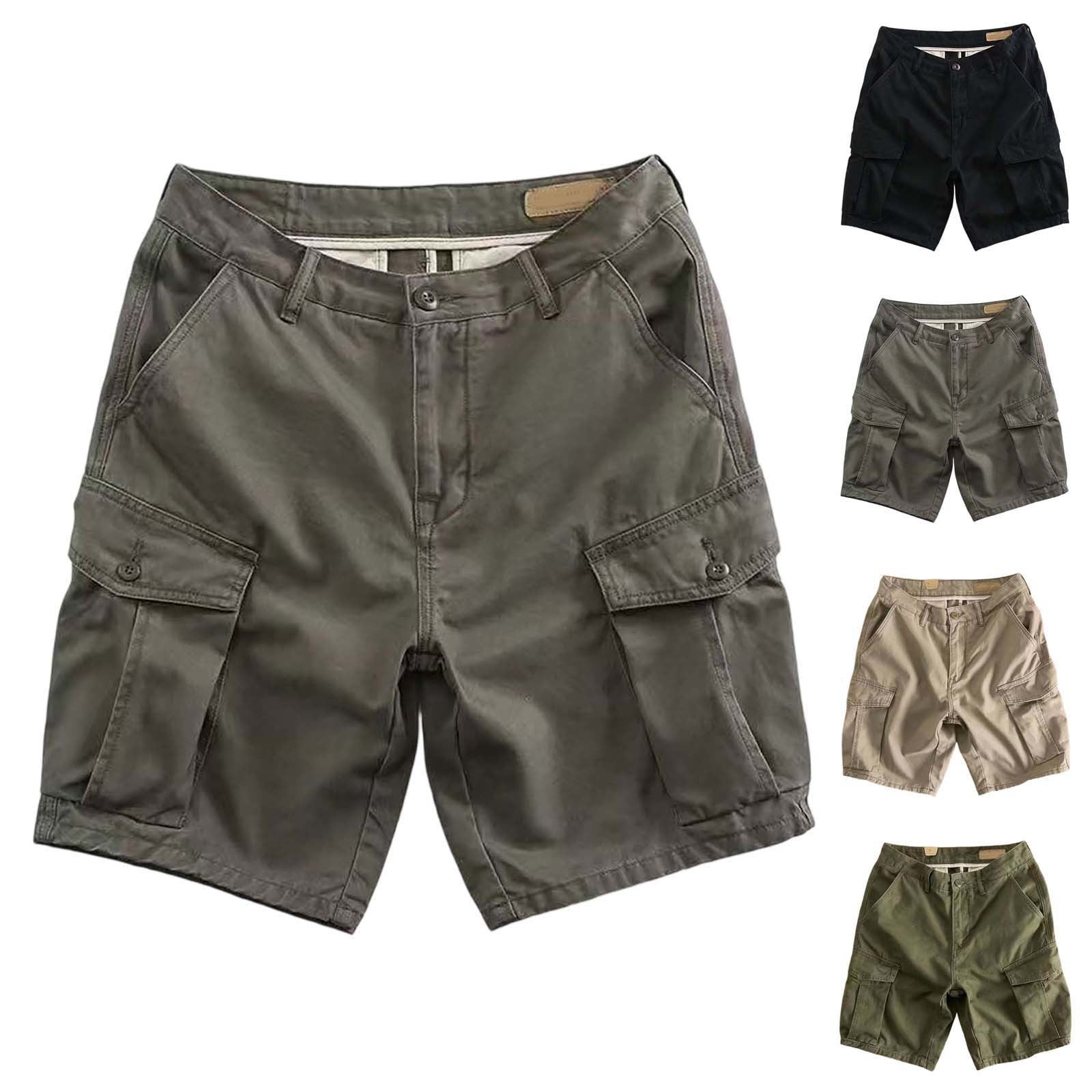 Men's Relaxed Cargo Short Army Green 3XL - Walmart.com