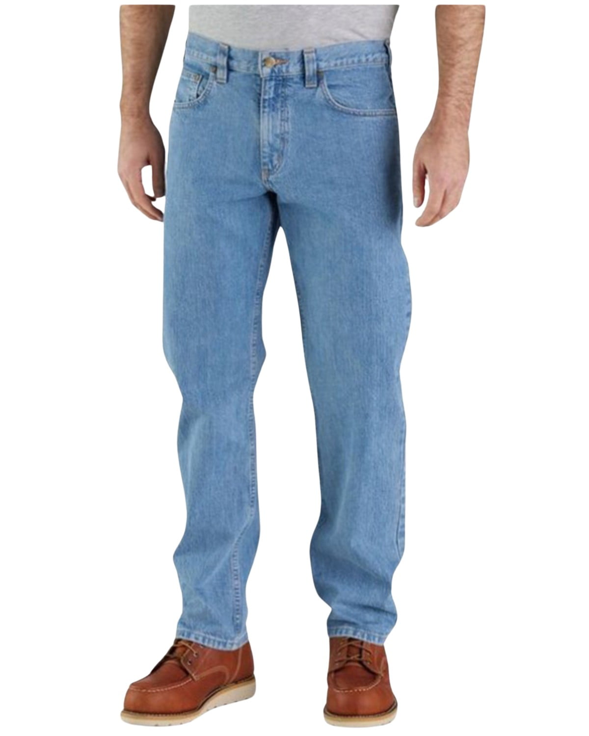 Carhartt Men s Relaxed Fit Light Wash Work Jeans Light Wash 36W x 36L