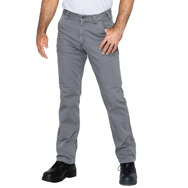 Carhartt Men's Rugged Flex Rigby Dungaree Stretch Work Pants Grey 38W x ...