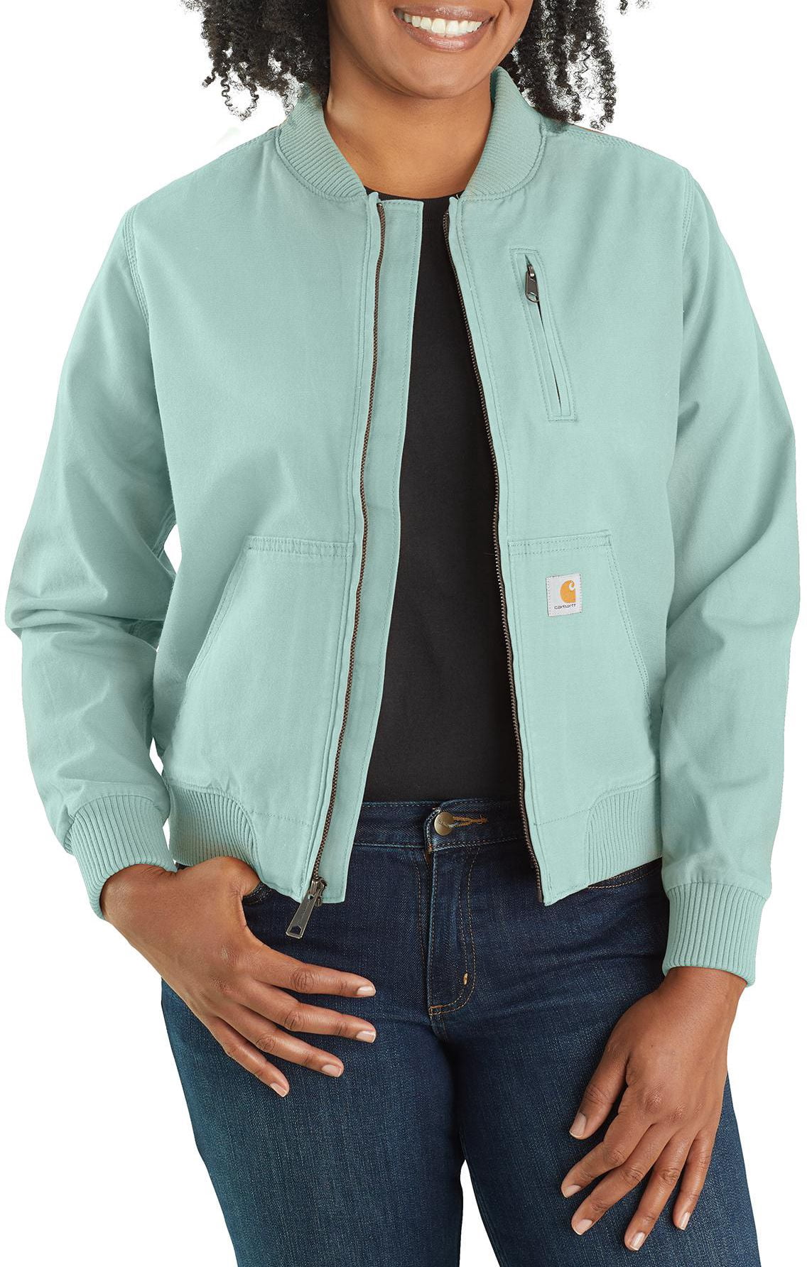 Carhartt Women's Crawford Bomber Jacket (Blue Surf, S) - Walmart.com
