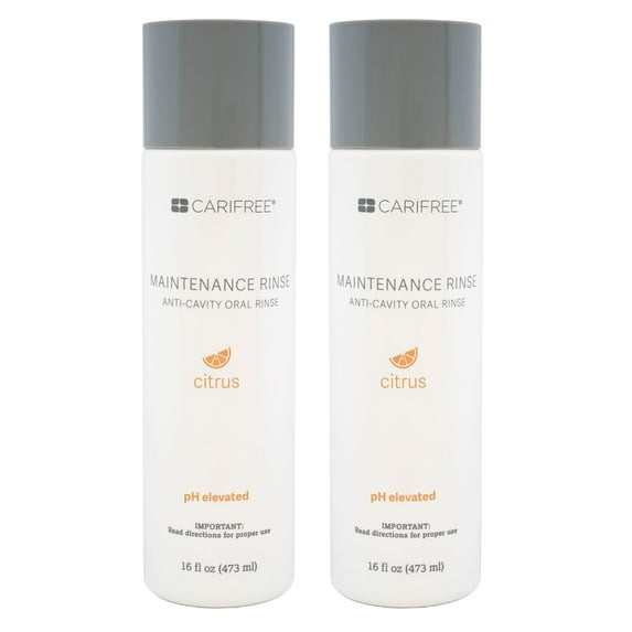 CariFree Maintenance Rinse, CITRUS, 2-pack, Fluoride & pH Neutral ...