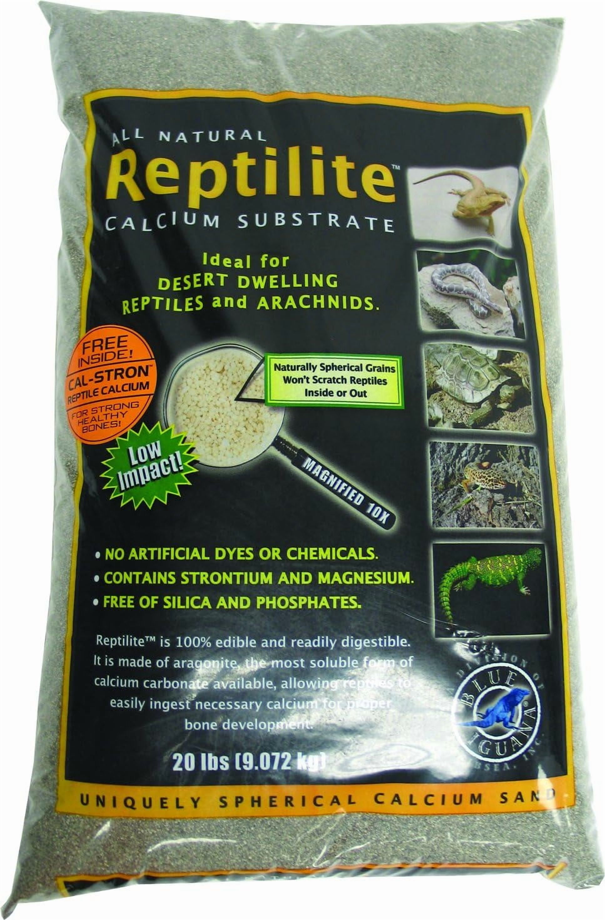 Carib Sea SCS00723 2-Pack Reptiles Calcium Substrate Sand, 20-Pound ...