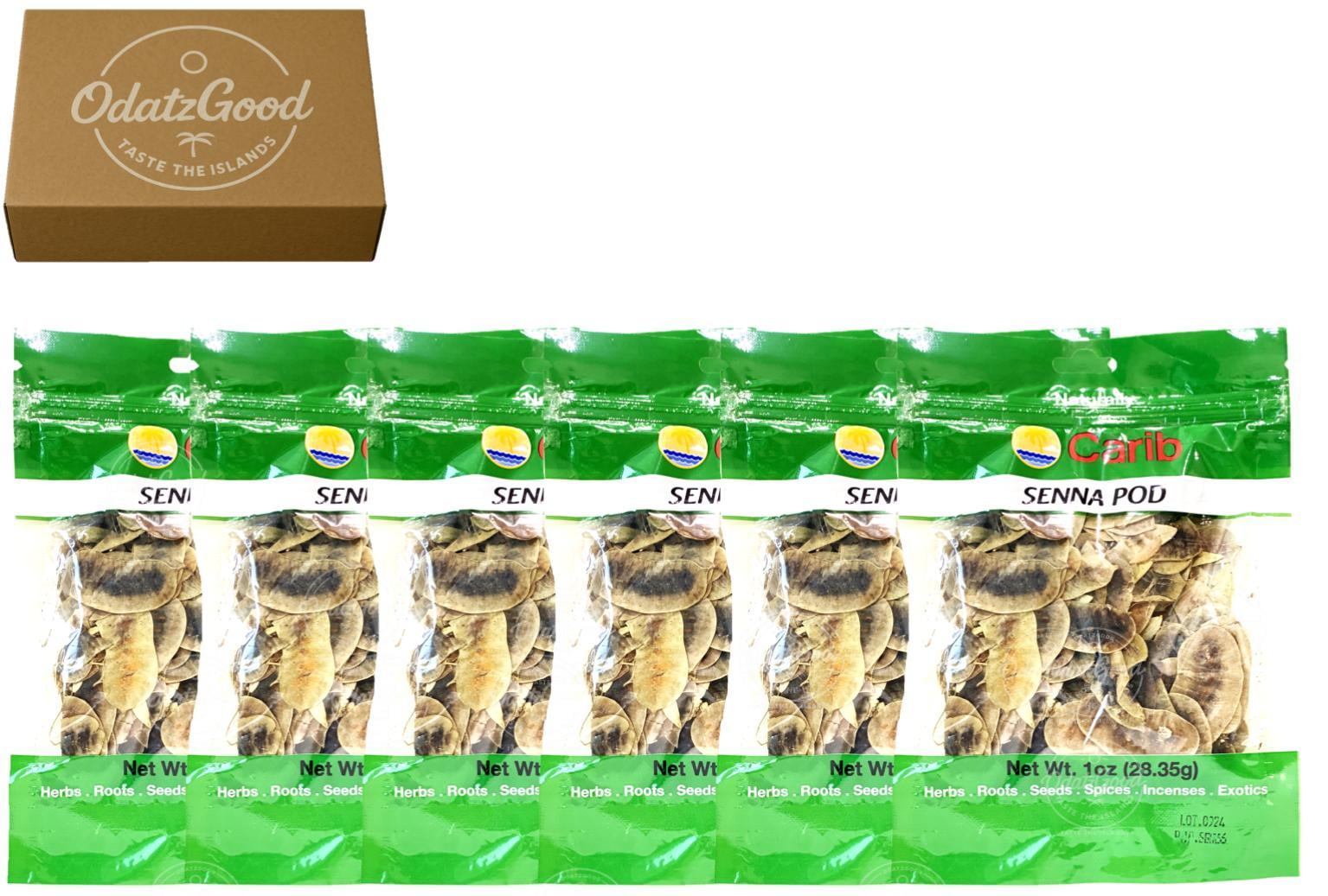 Carib Senna Pod 1oz (28.35g) 6-Pack – Curated & Packaged by ODatzGood ...