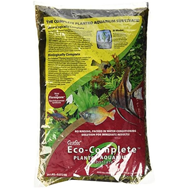 CaribSea Eco-Complete 20-Pound Planted Aquarium, Black - Walmart.com