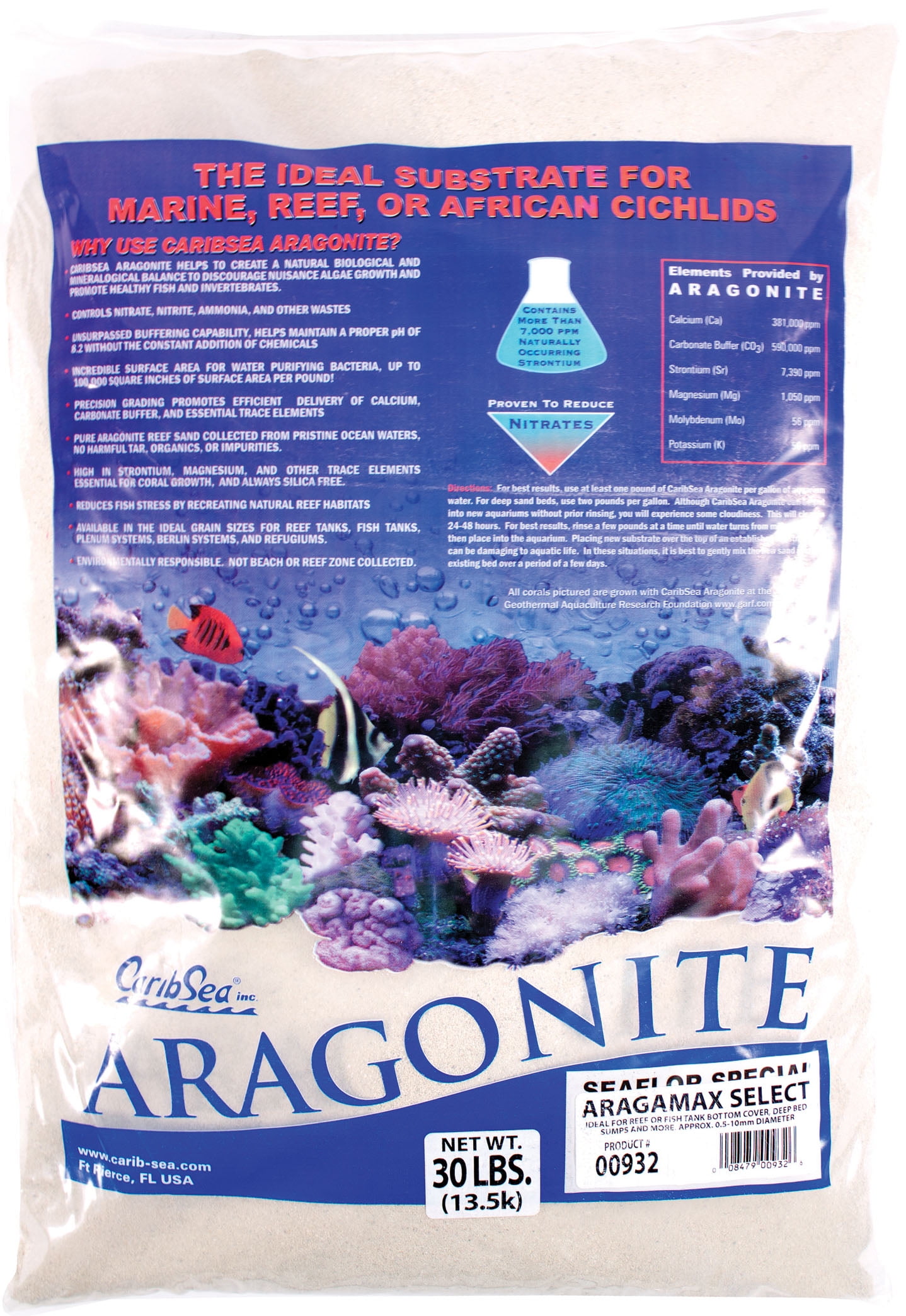 CaribSea Aragonite Fiji Pink Reef Sand for Aquarium, 15-Pound - Walmart.com