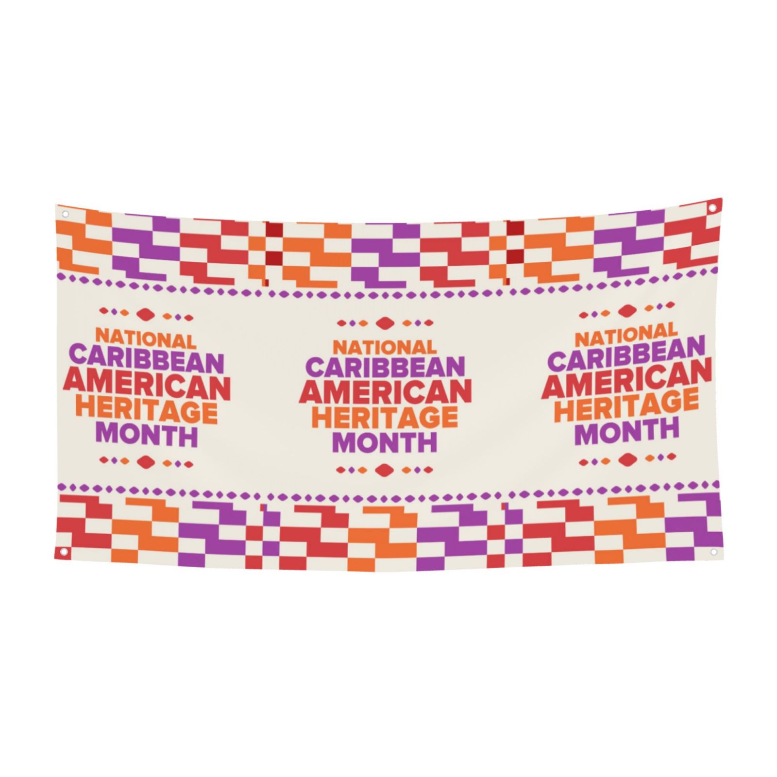Caribbean Am-erican Heritage Month Banner Flag Photography Background ...