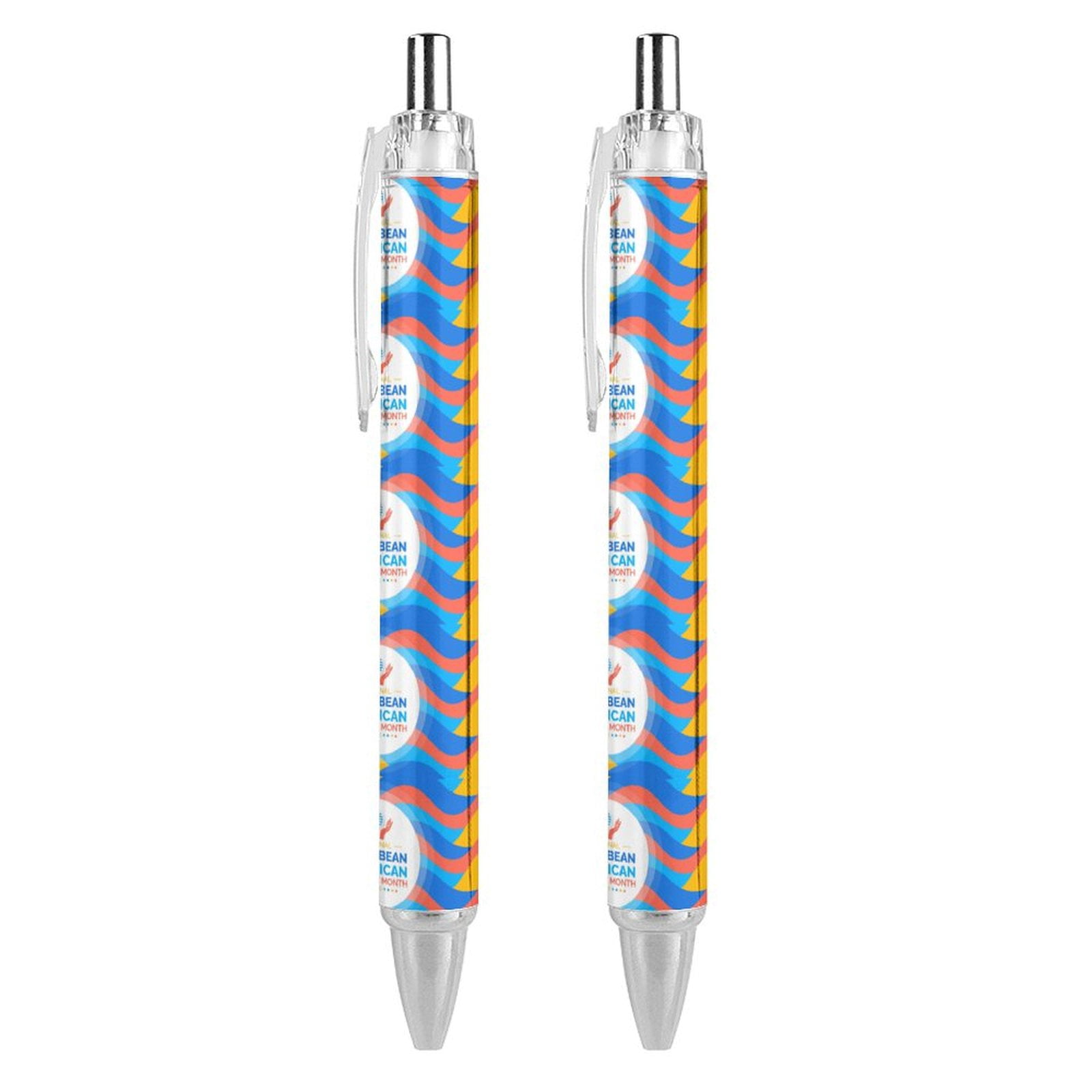 Caribbean American Heritage Month Ballpoint Pen Retractable Pens Black ...
