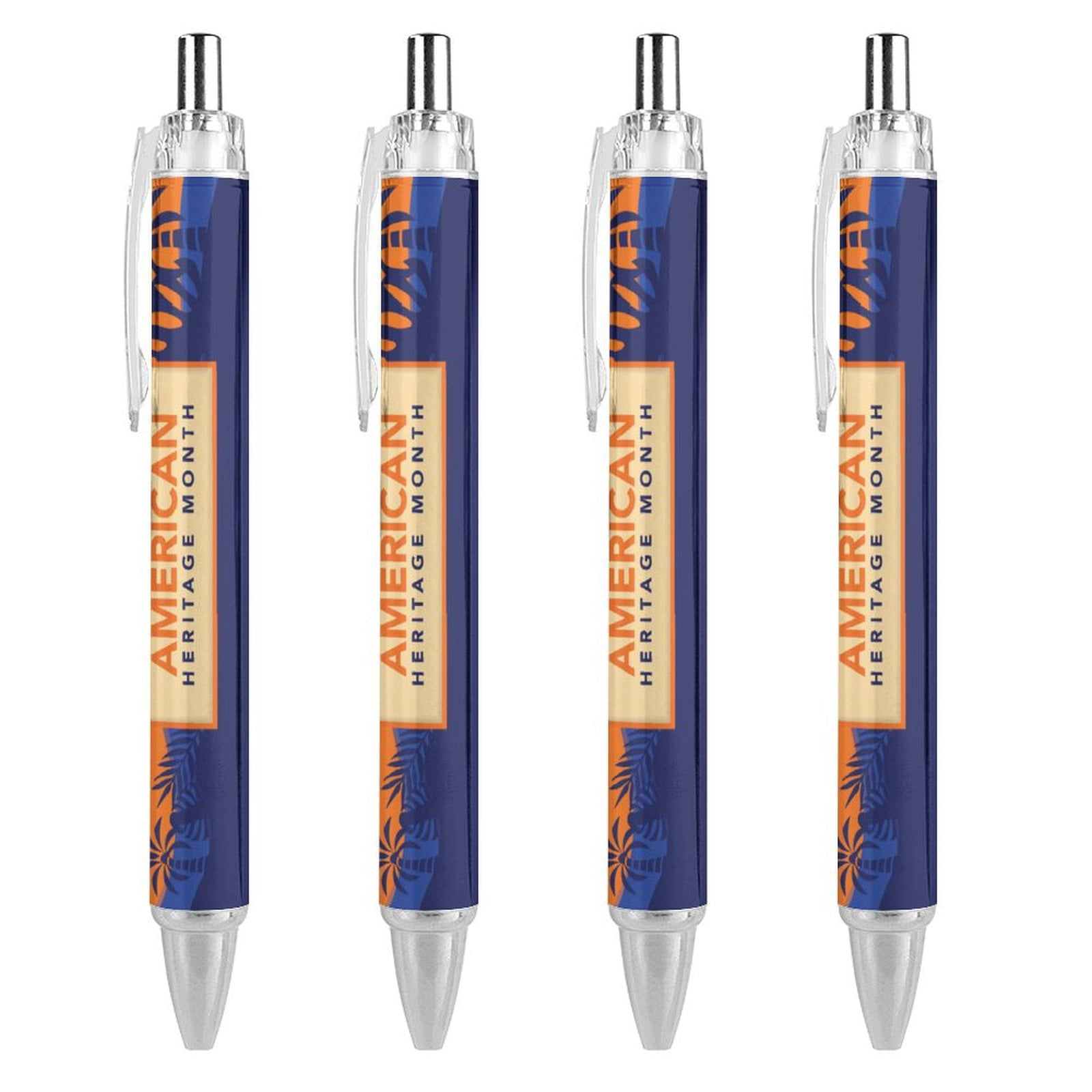 Caribbean American Heritage Month Ballpoint Pen Retractable Pens Black ...
