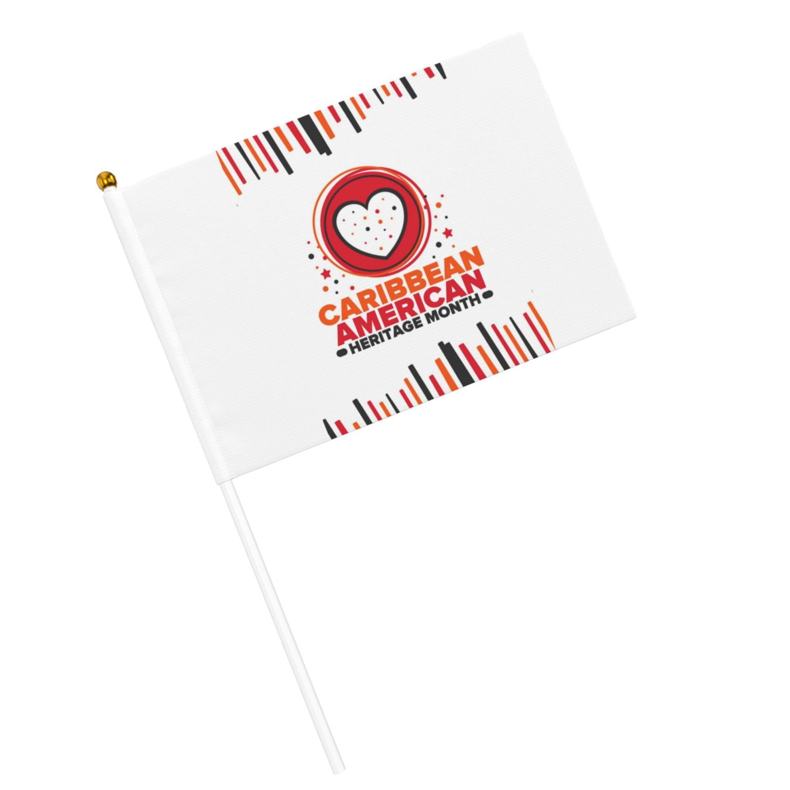 Caribbean American Heritage Month Flag Small Mini Hand Held Flags Small ...