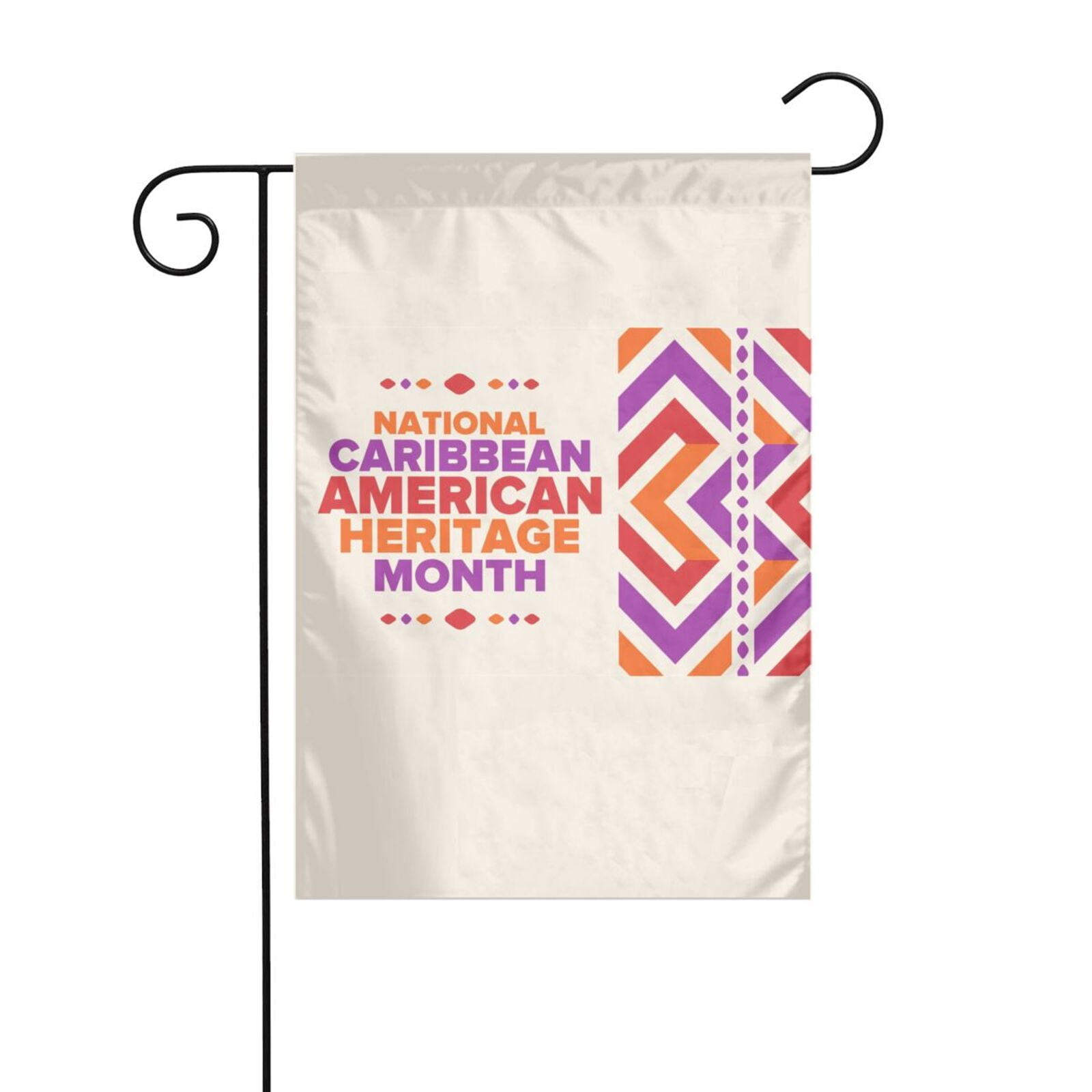Caribbean American Heritage Month Garden Flag Double Sided Yard Banner ...