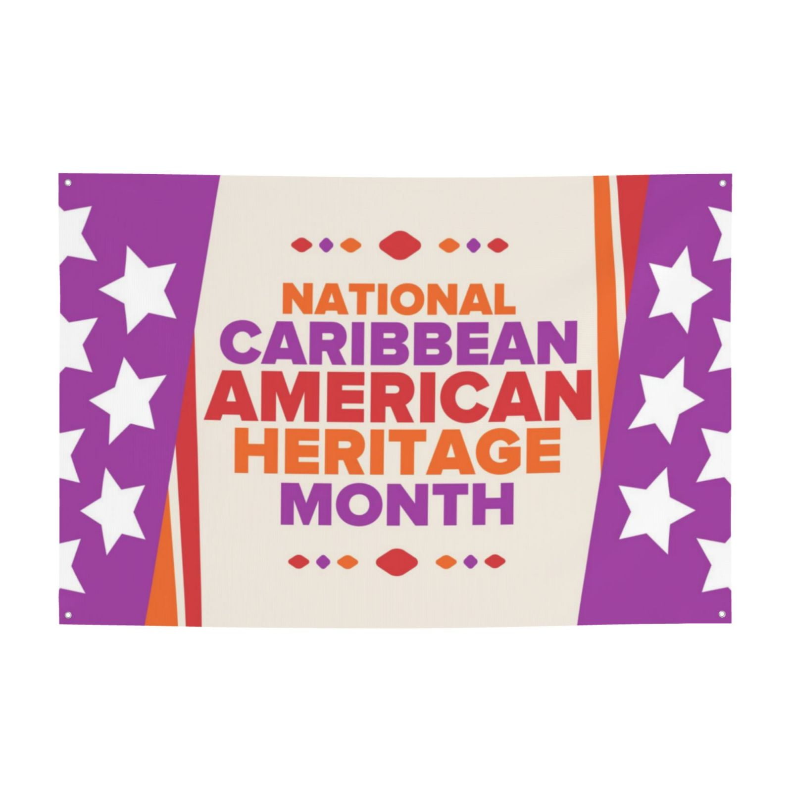 Caribbean American Heritage Month Large Banner Party Decorations Sign ...