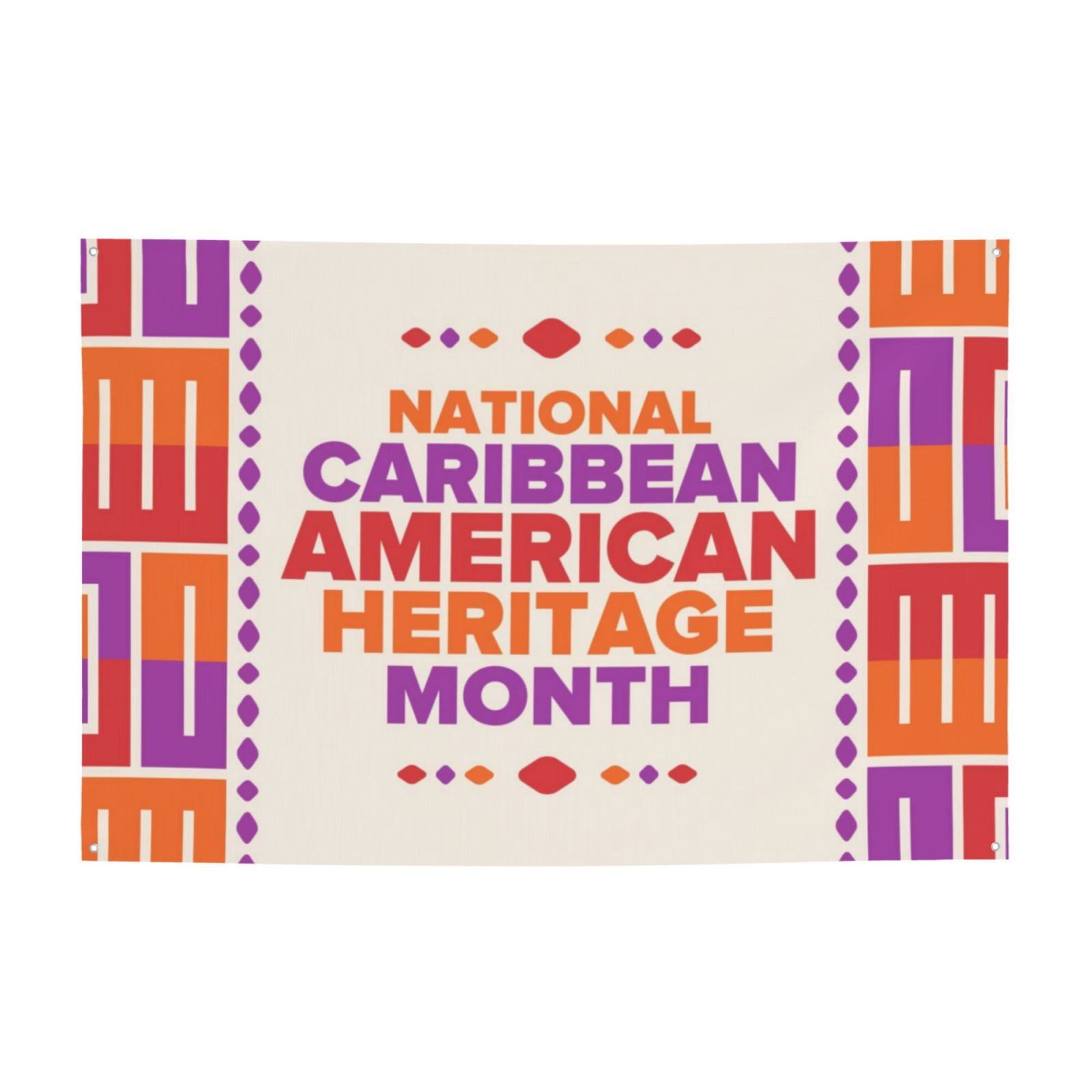 Caribbean American Heritage Month Large Banner Party Decorations Sign ...