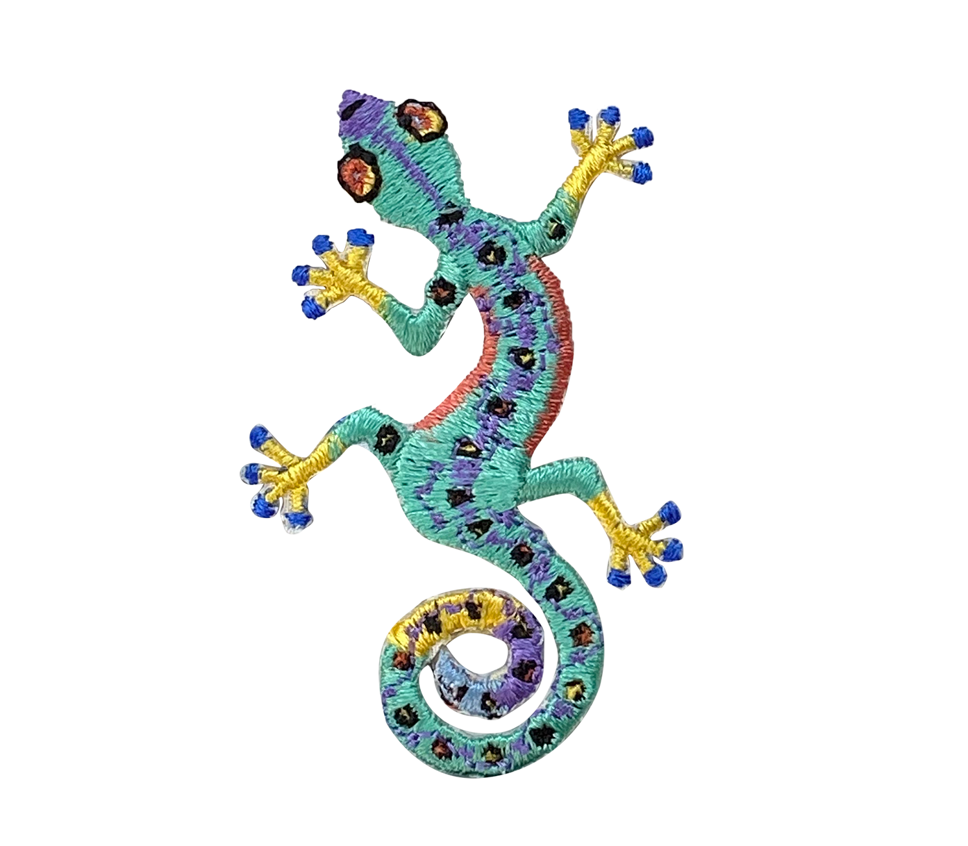 Caribbean Blue Gecko Lizard, Embroidered, Iron-on Patch - Walmart.com