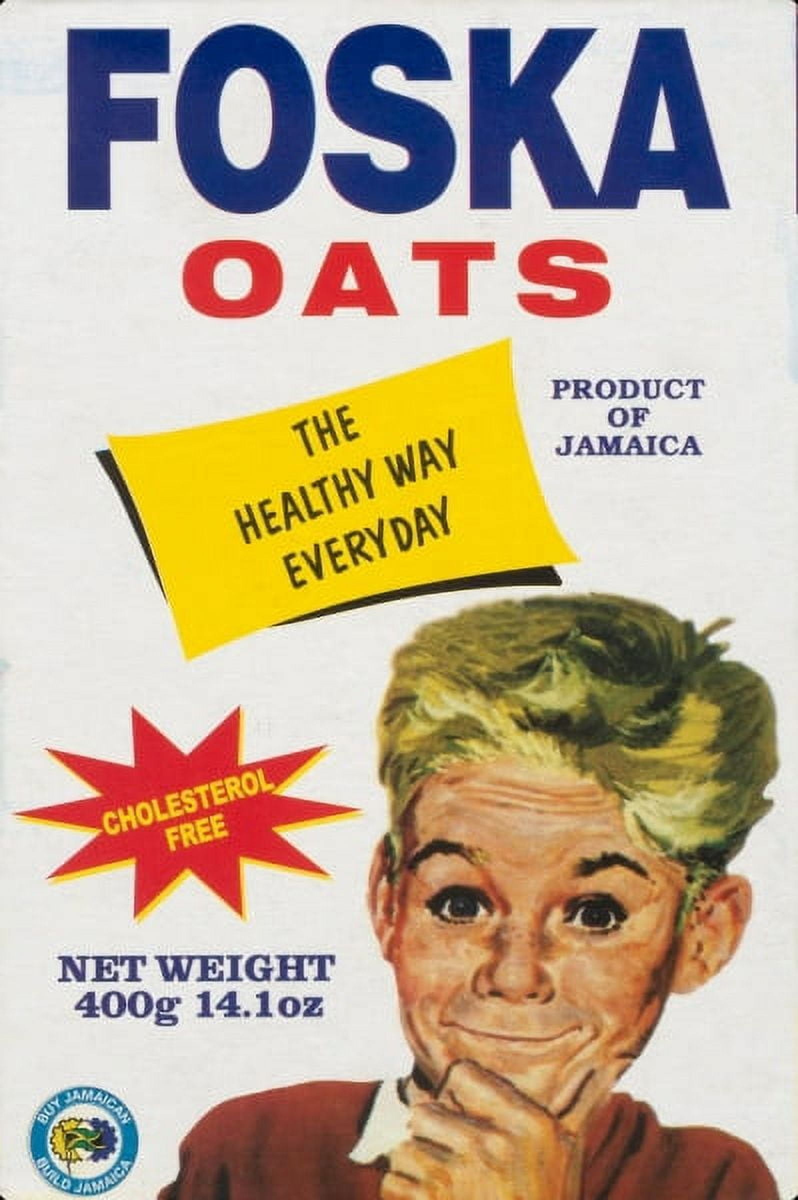Foska Oats Jamaican 14.1 oz Rolled Oats Ready to Serve - Walmart.com
