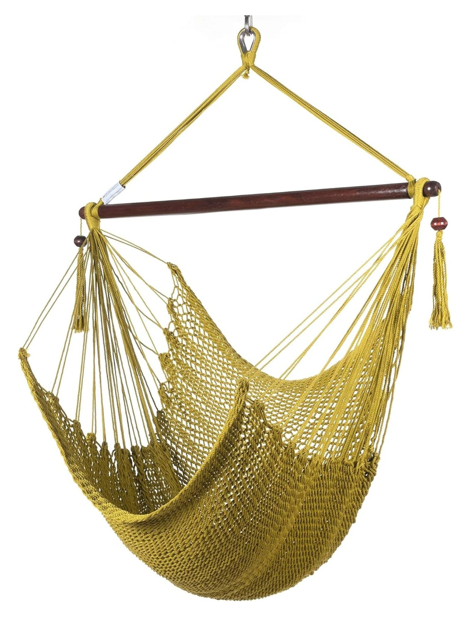 Caribbean Hammock Chair with Footrest - 40 inch - Soft-Spun Polyester ...