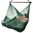 Caribbean Hammock Chairs with Detachable Metal Bar, Hanging Rope Swing ...