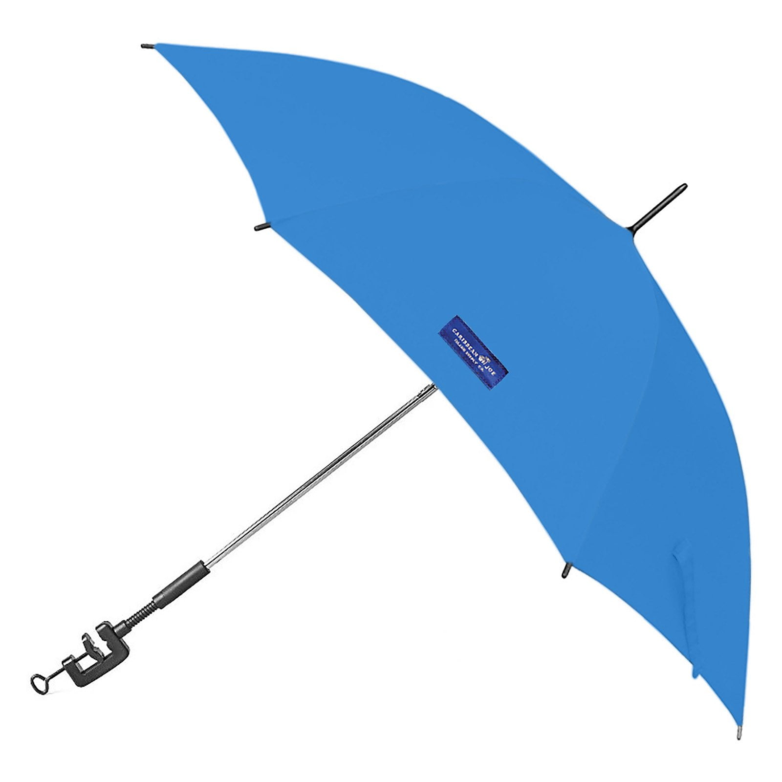 Caribbean Joe 4' Clamp on Beach Umbrella with UV Protection - Walmart.com
