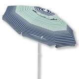 Caribbean Joe 7' Tilting Double Canopy Beach Umbrella with Case ...